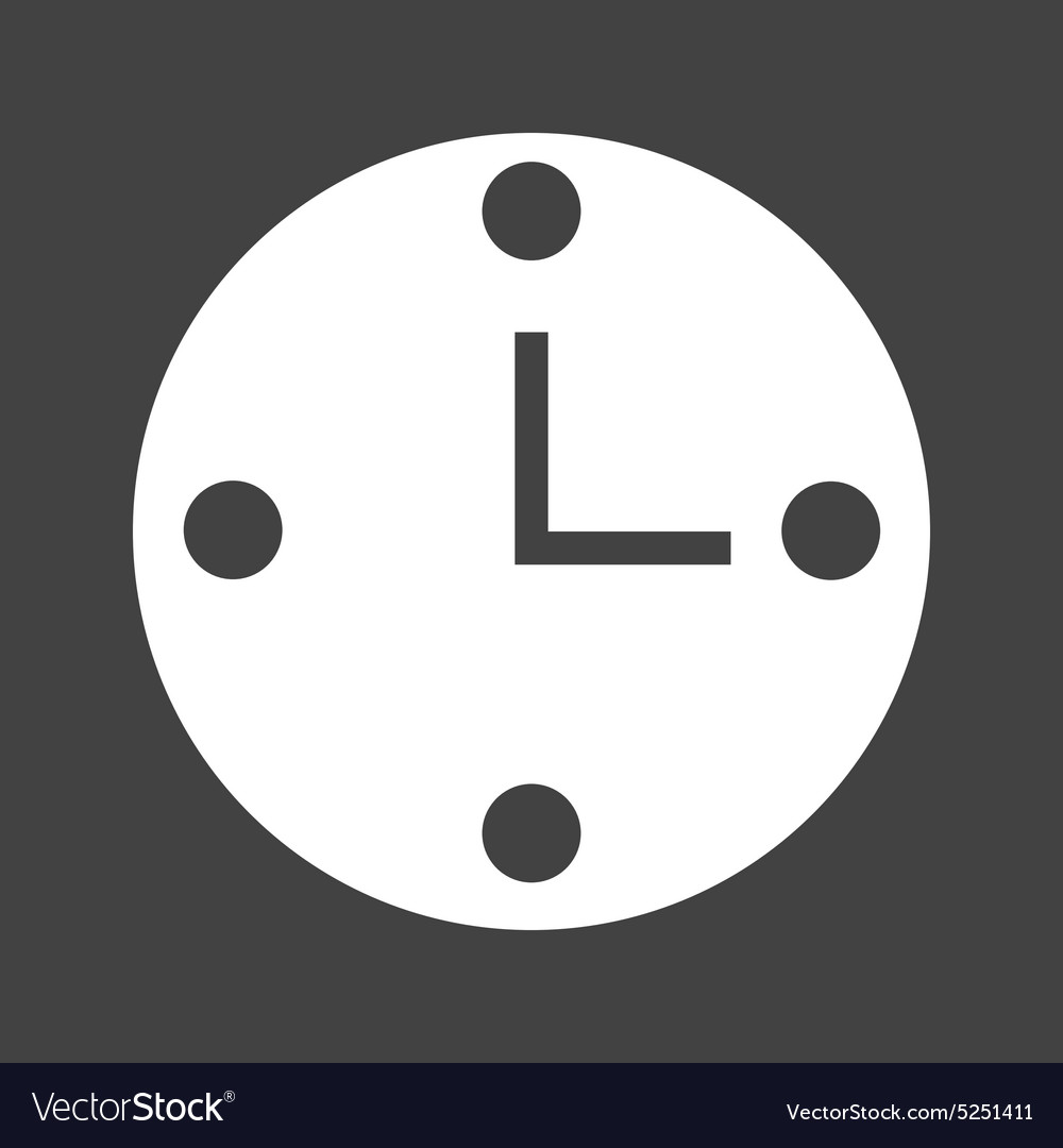 Time clock Royalty Free Vector Image - VectorStock