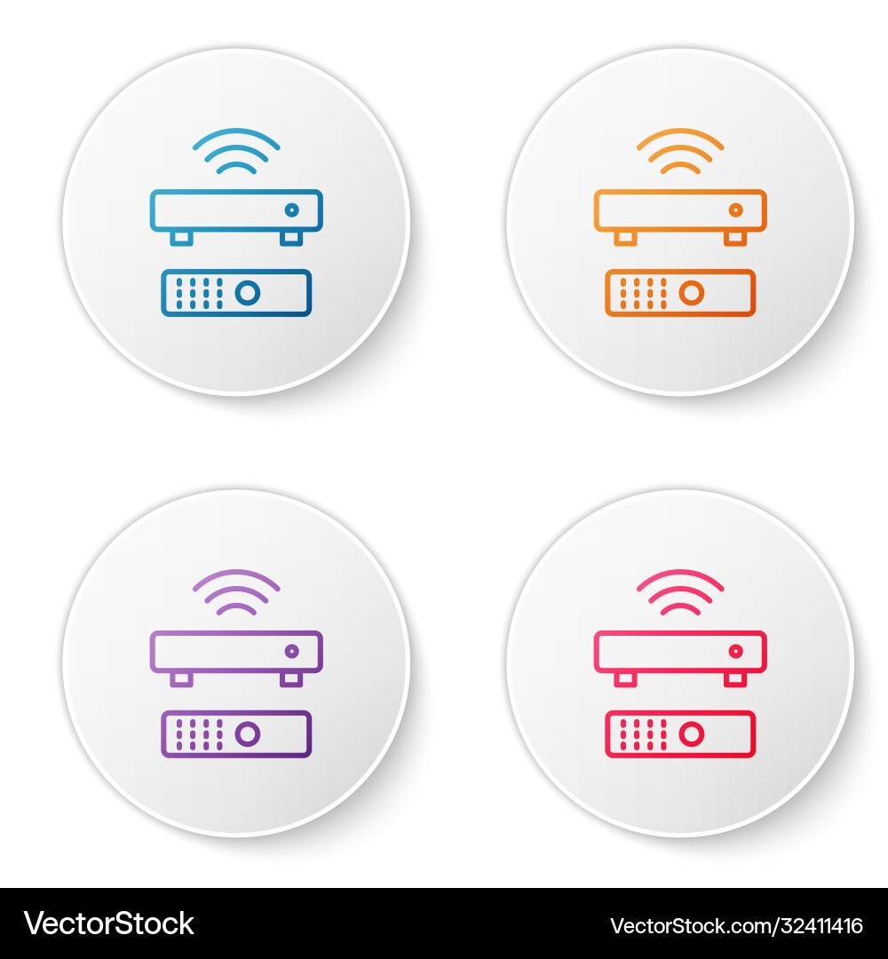 Color line wireless multimedia and tv box receiver