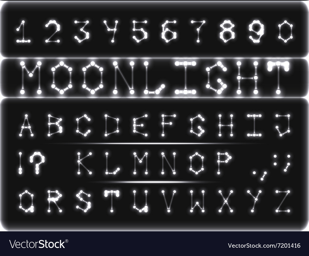 Font Royalty Free Vector Image - VectorStock