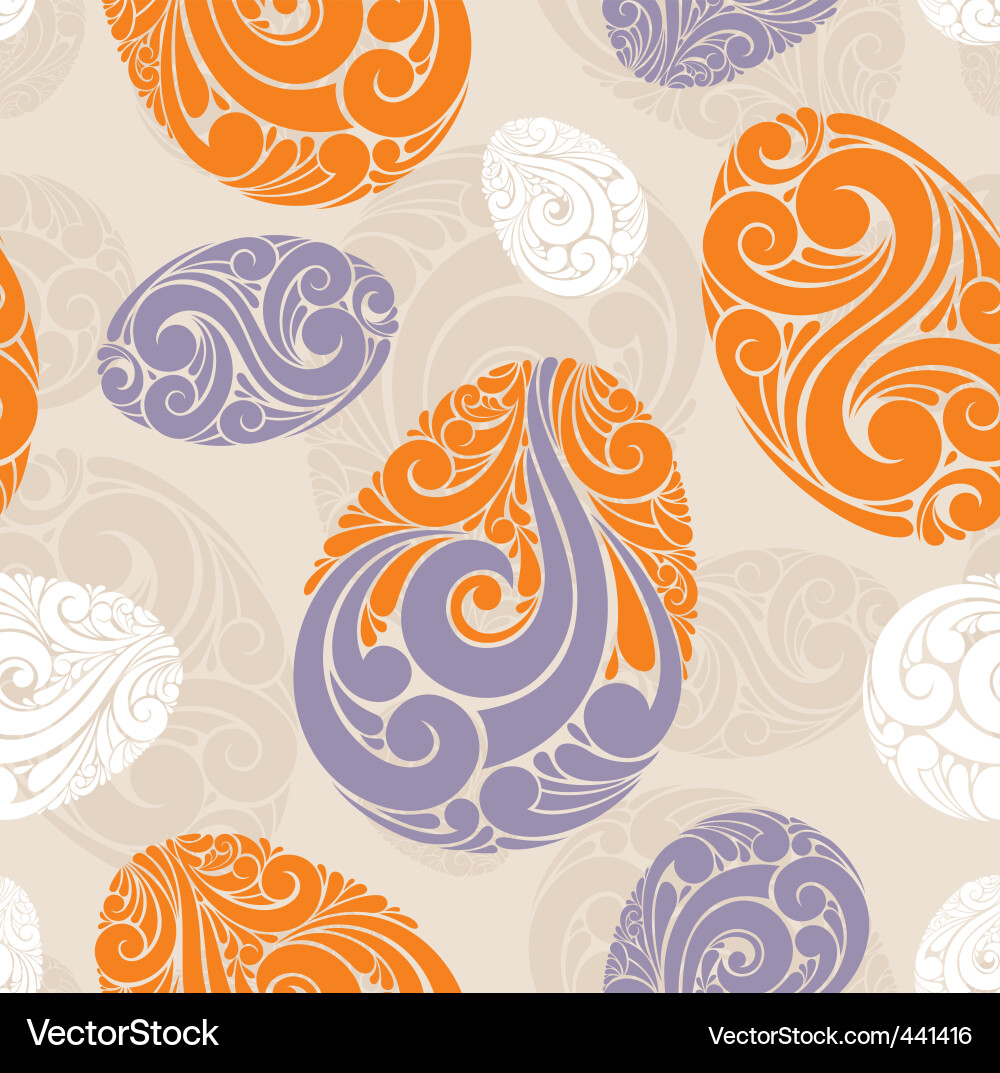 Graphic eggs background Royalty Free Vector Image