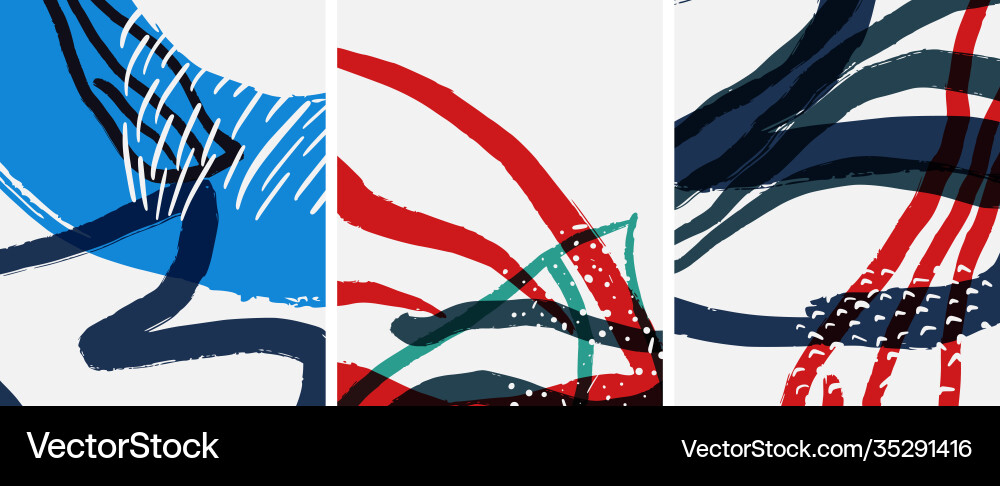 Social media abstract backgrounds abstract hand Vector Image
