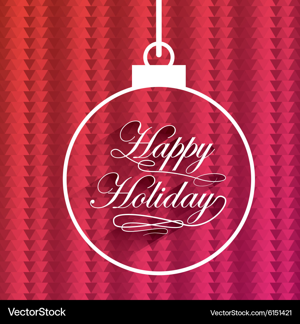 Happy holiday Royalty Free Vector Image - VectorStock