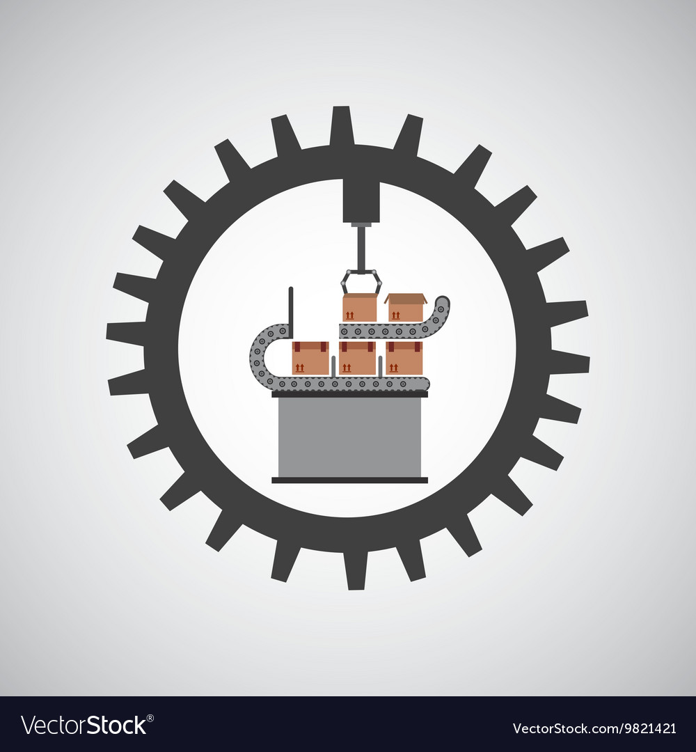 Robot technology machine Royalty Free Vector Image