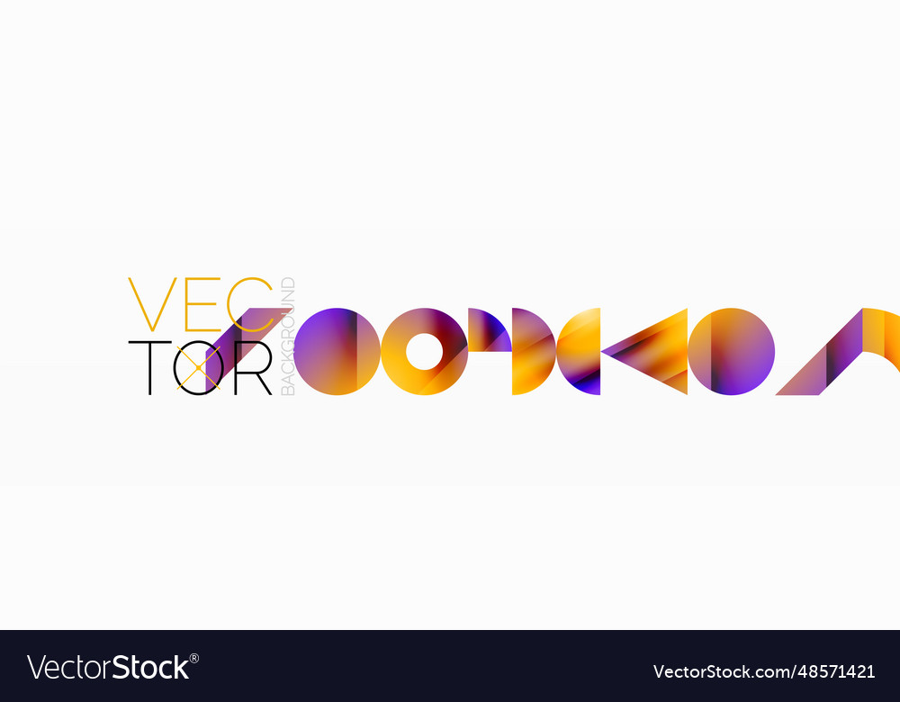 Triangle and circle minimalist composition simple Vector Image