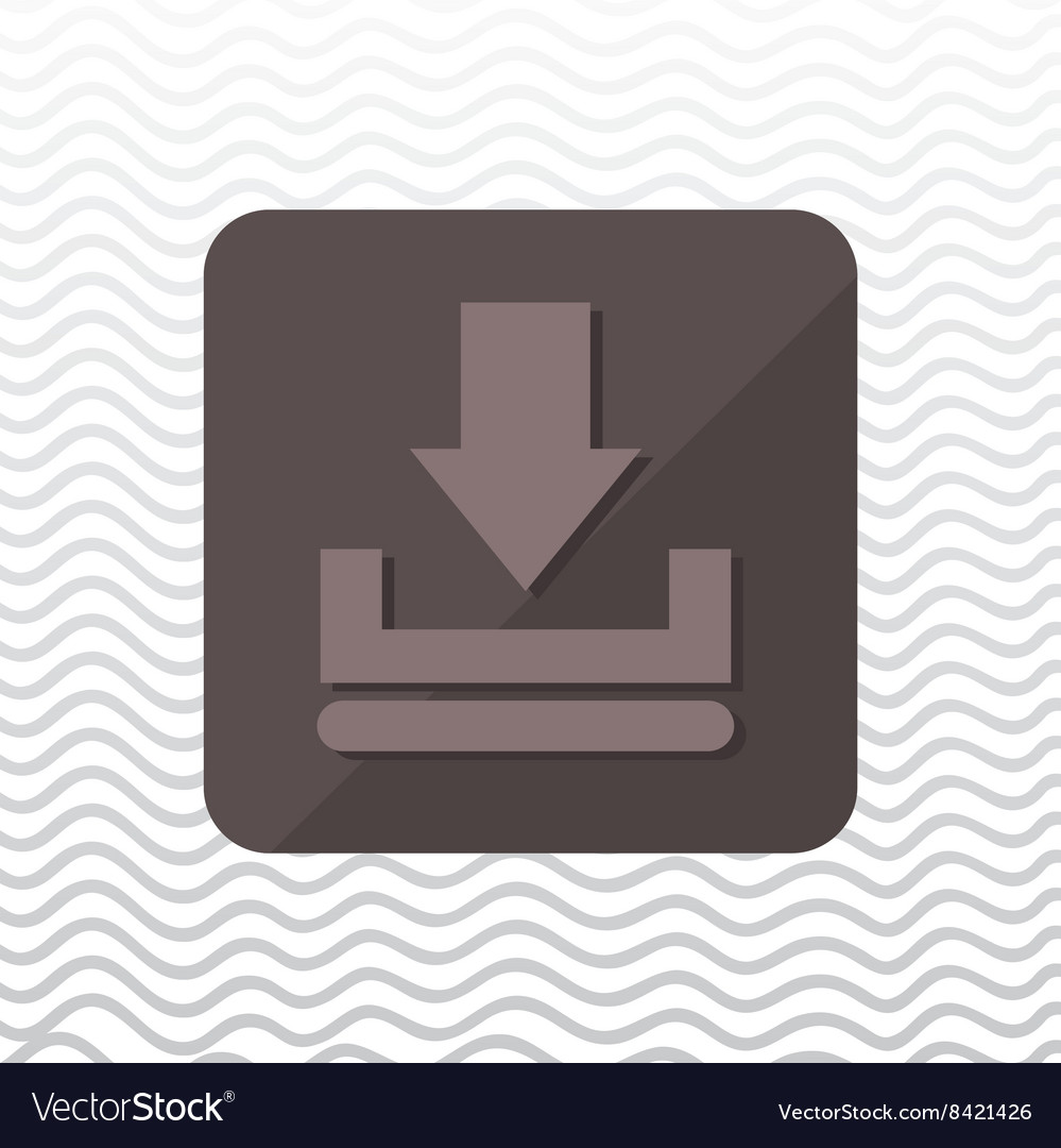 Button mobile application design Royalty Free Vector Image