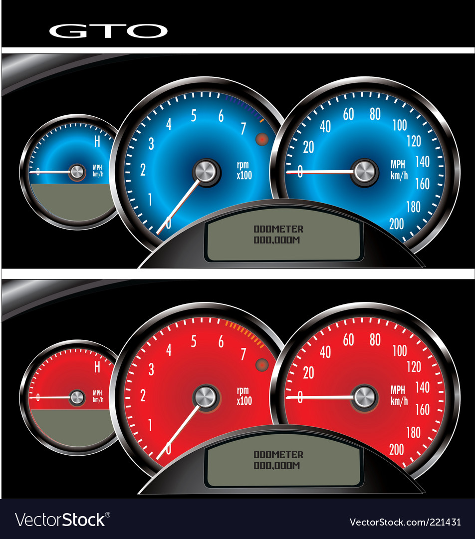 Speedometer Royalty Free Vector Image - VectorStock