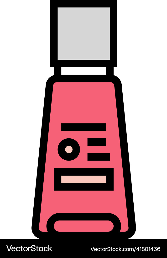 Resurfacing body serum color icon Royalty Free Vector Image