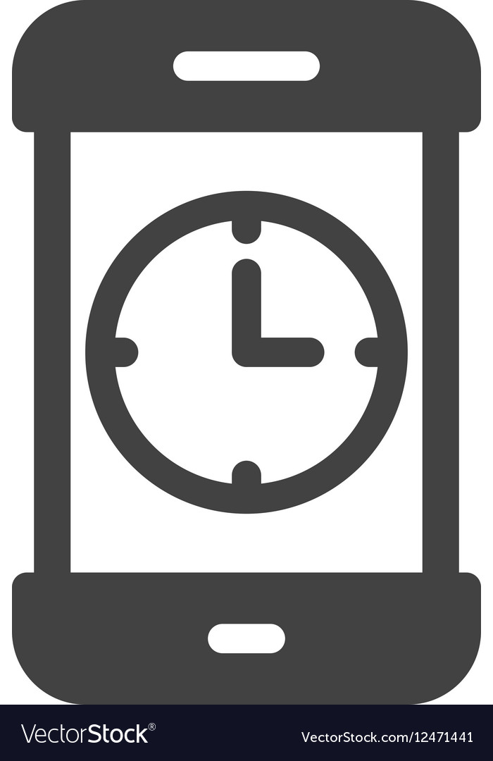 Clock App Royalty Free Vector Image - VectorStock
