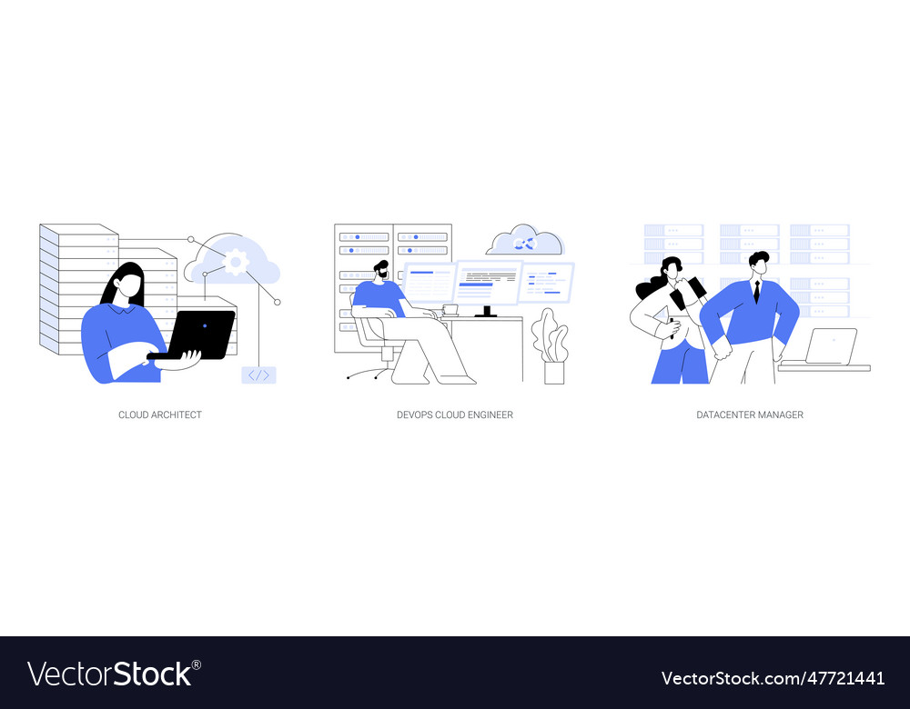 Cloud engineering abstract concept Royalty Free Vector Image Cloud engineering abstract concept Royalty Free Vector Image