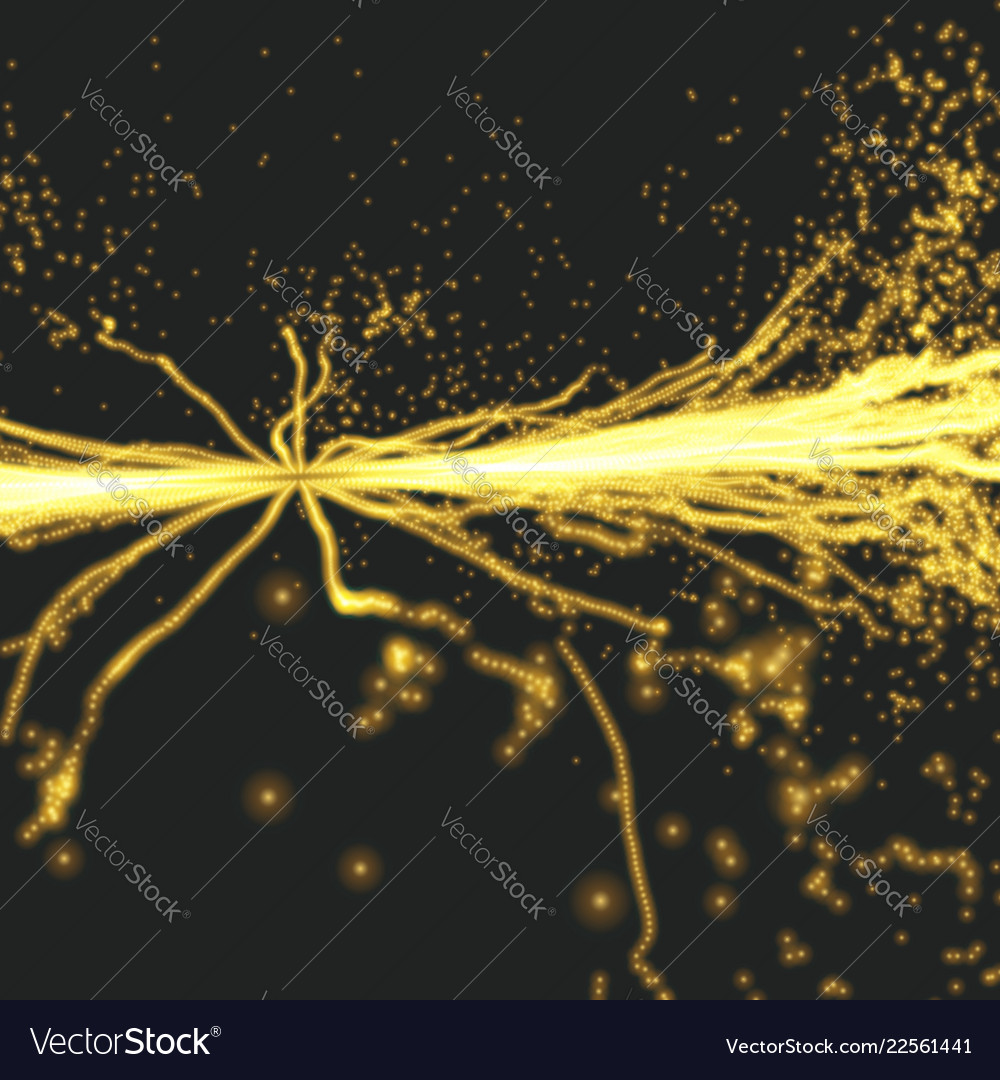 Electricity lighting effects array with dynamic Vector Image