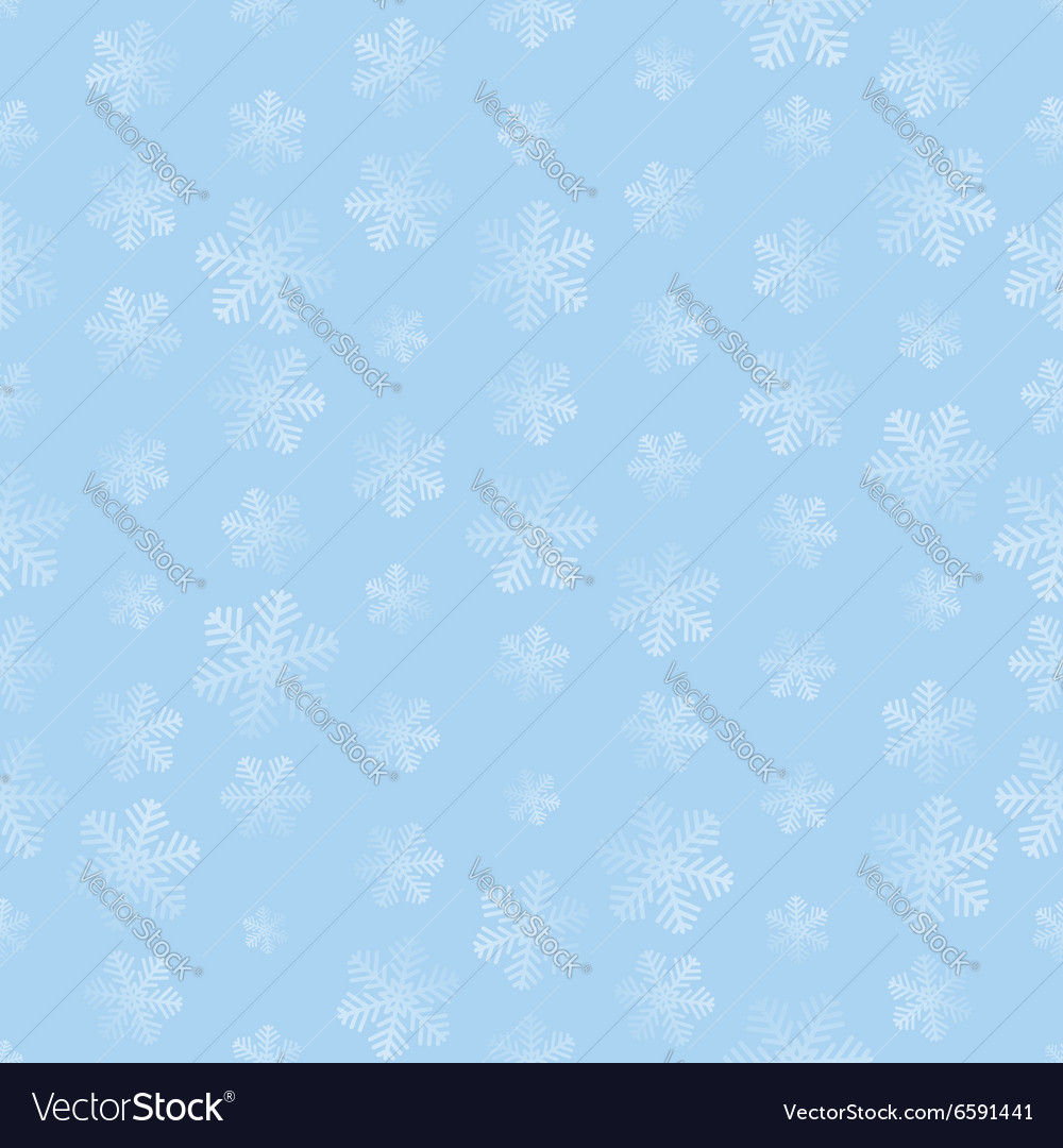 Snowflake seamless pattern Royalty Free Vector Image