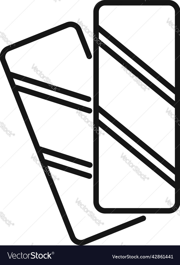 Trash cards icon outline dry bin Royalty Free Vector Image Trash cards icon outline dry bin Royalty Free Vector Image