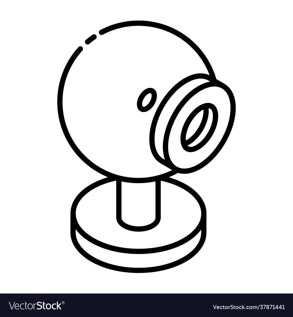 Webcam Royalty Free Vector Image - VectorStock