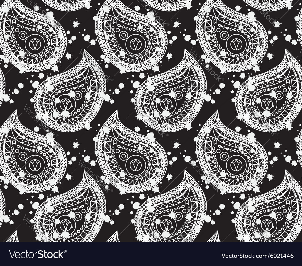 Seamless indian pattern Royalty Free Vector Image