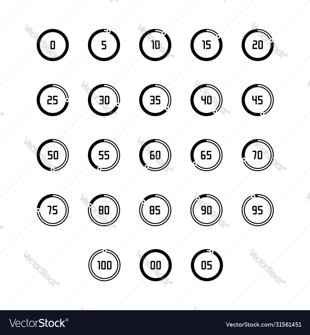 Black and white loading buffering progress wheel Vector Image Black and white loading buffering progress wheel Vector Image