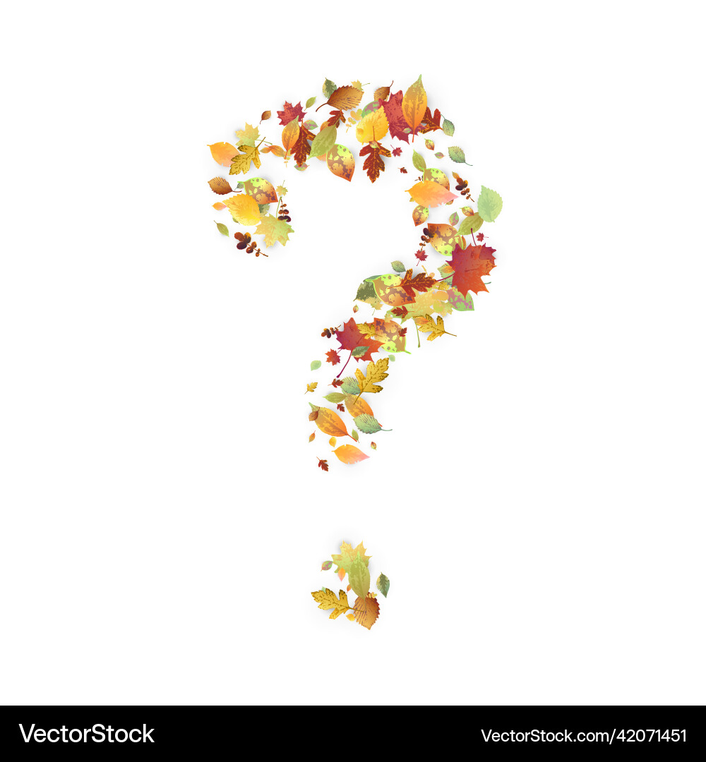 Leaves falling autumn foliage chaotic leaf flying Vector Image