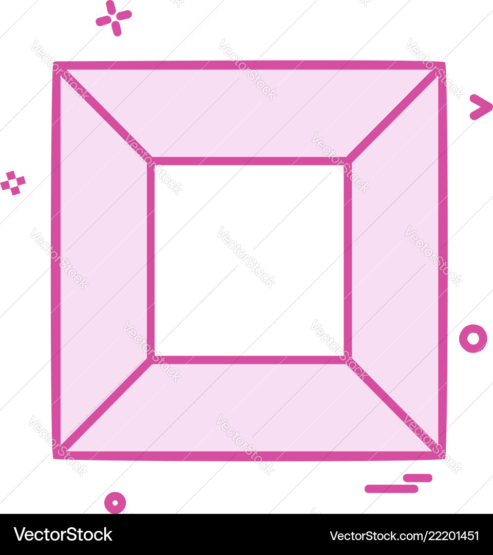 Shapes icon design Royalty Free Vector Image - VectorStock