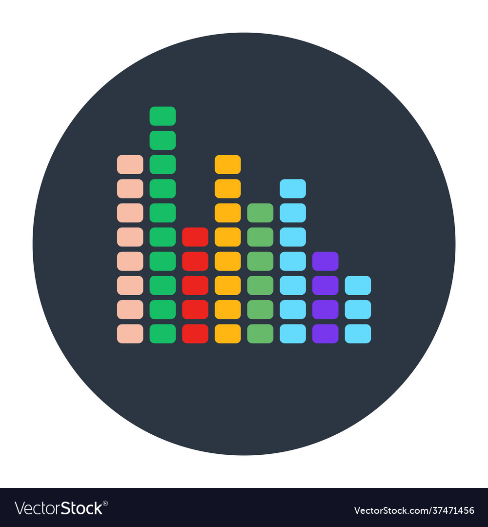Histogram presentation Royalty Free Vector Image