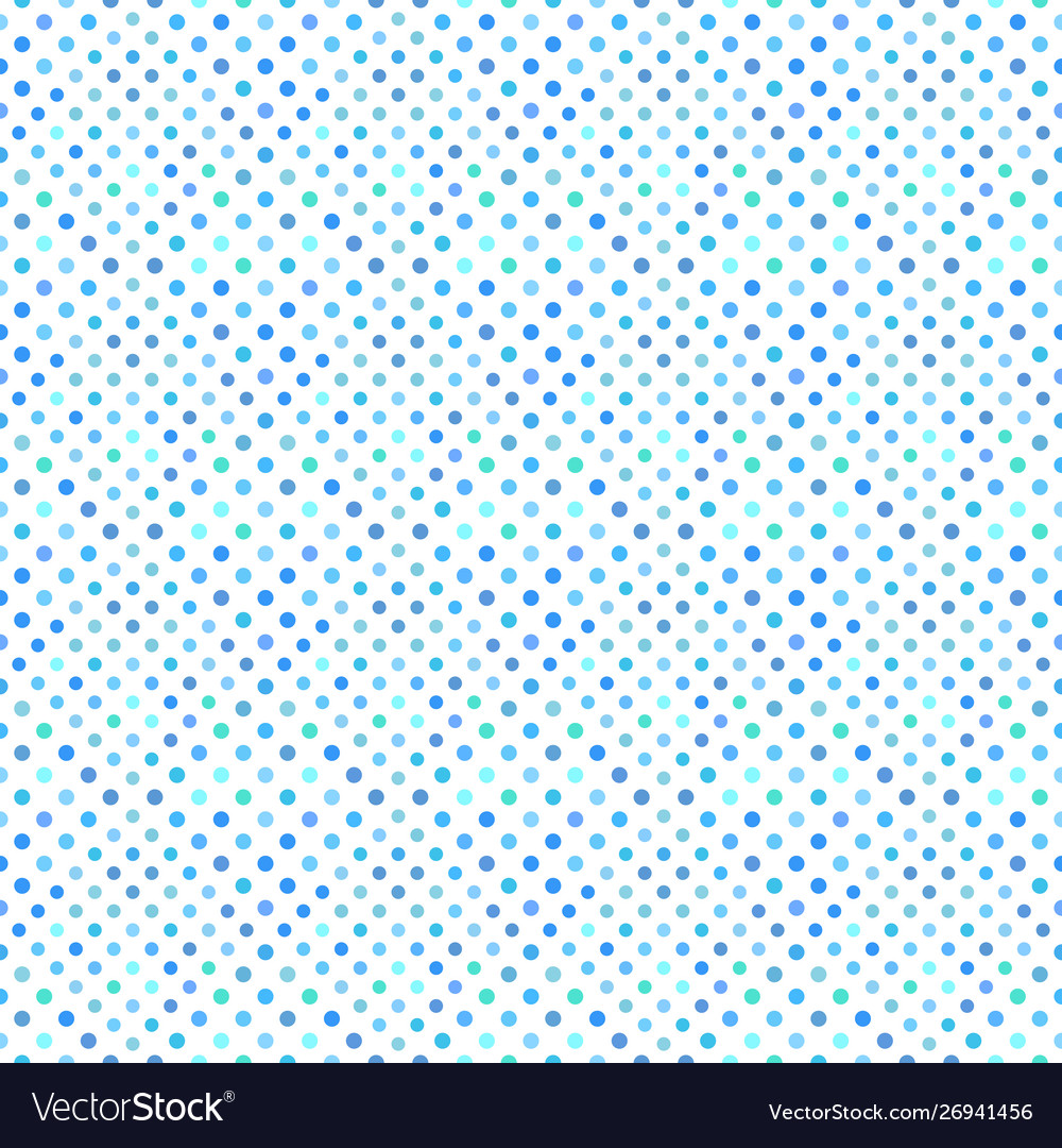 Seamless abstract light blue circle pattern Vector Image