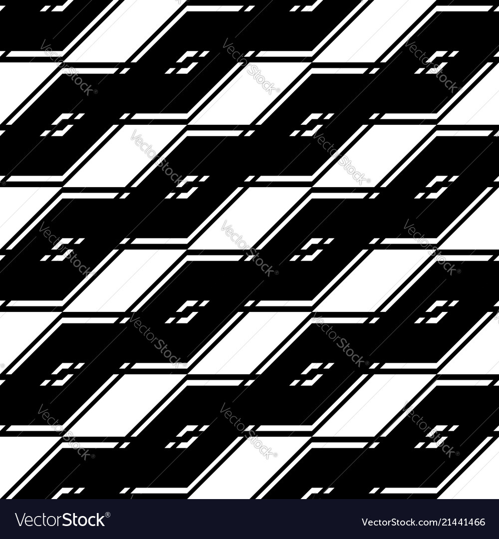 Design seamless monochrome grating pattern Vector Image Design seamless monochrome grating pattern Vector Image