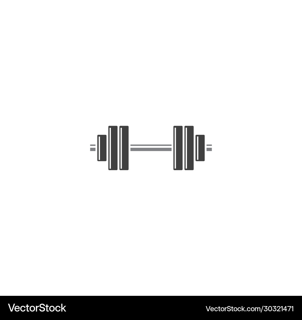 Crossfit related icon on background for graphic Vector Image