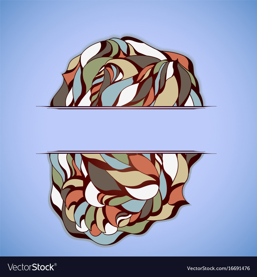 Abstract colorful frame Royalty Free Vector Image