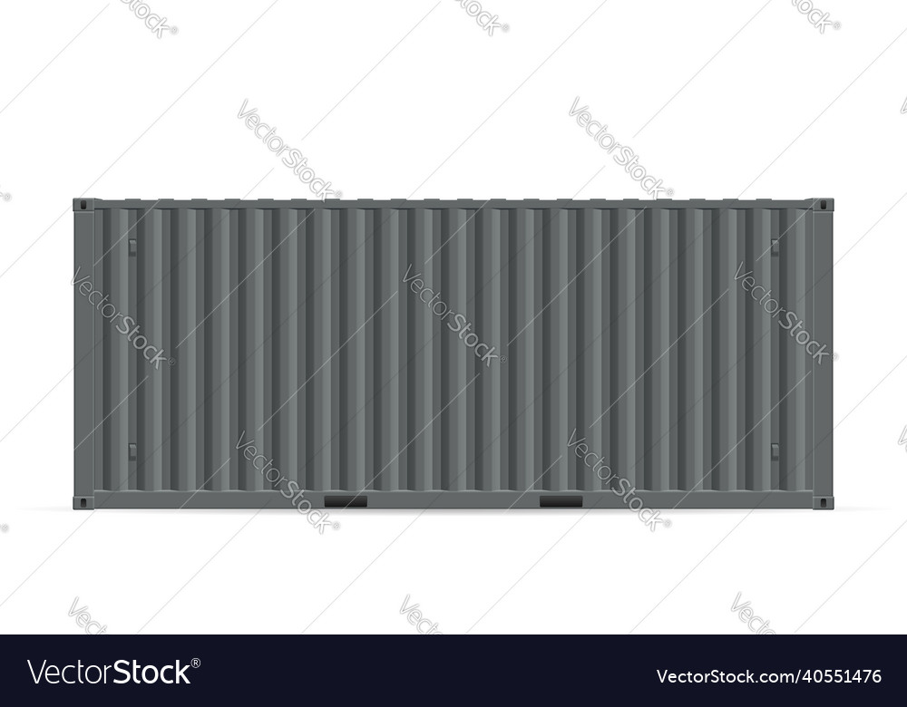 Cargo container Royalty Free Vector Image - VectorStock