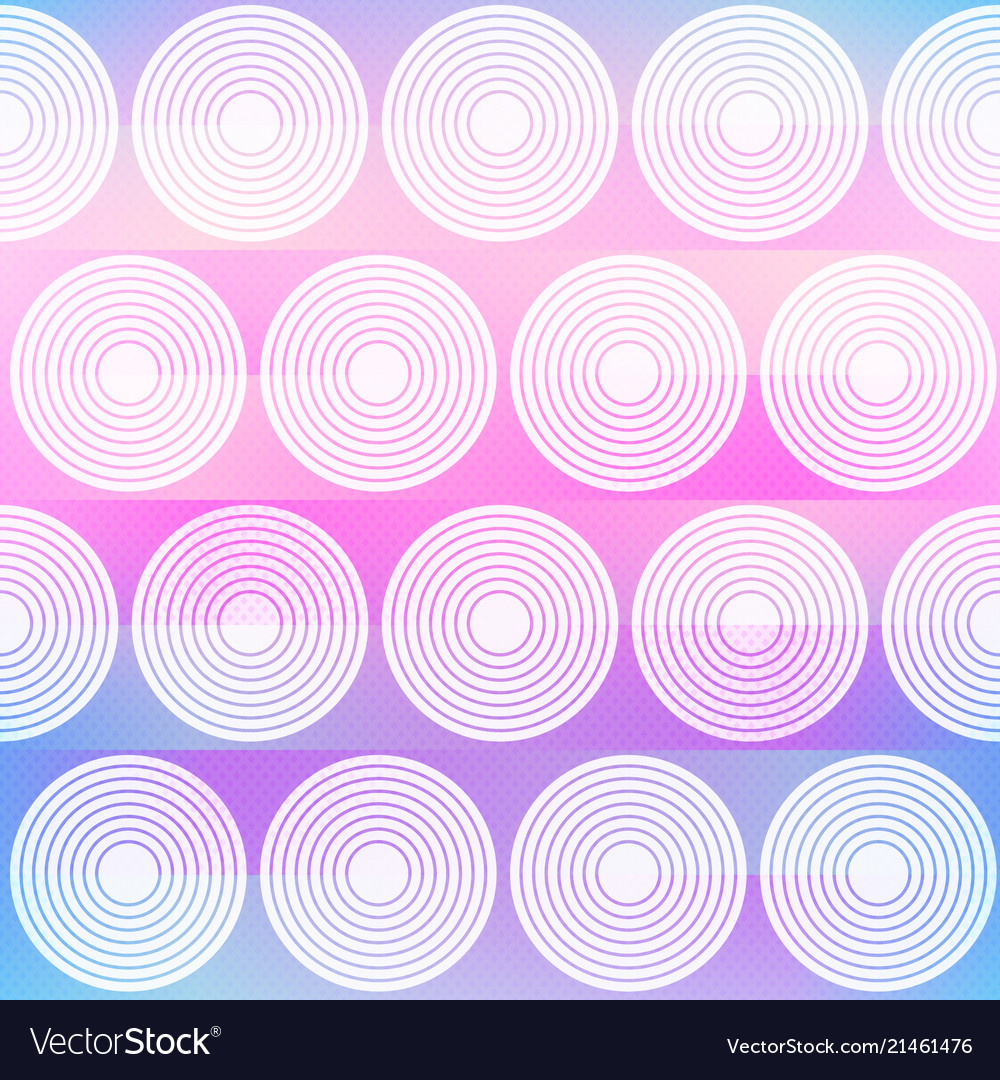 Colored circle seamless pattern Royalty Free Vector Image