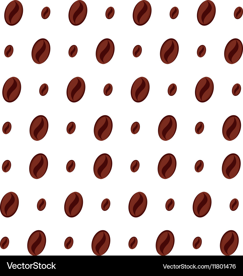 Isolated coffee bean design Royalty Free Vector Image
