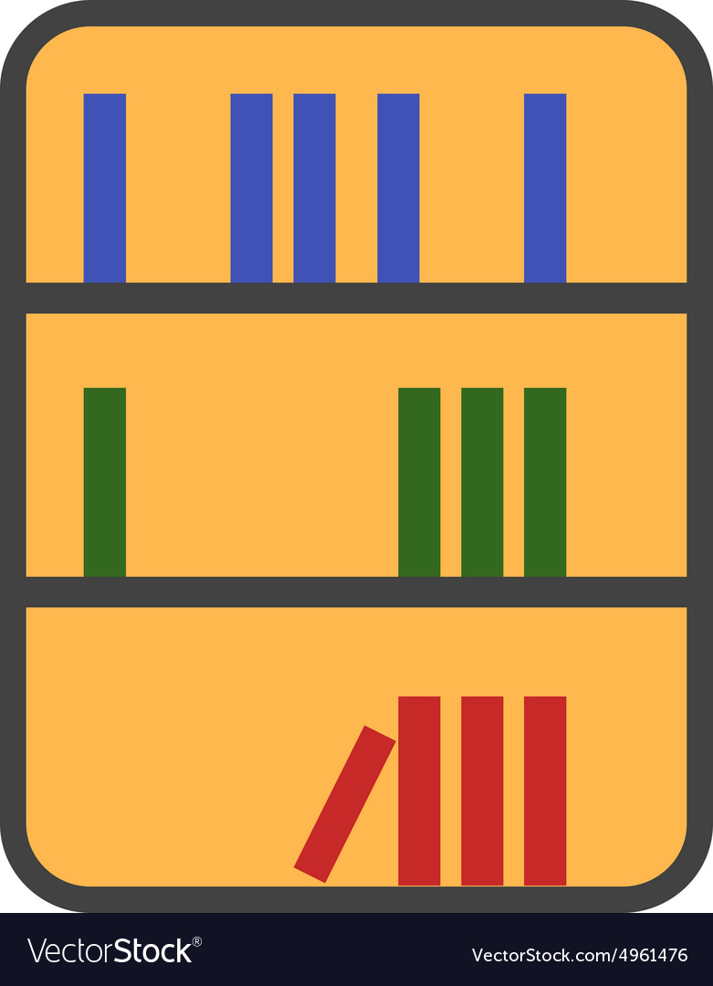 Library Royalty Free Vector Image - VectorStock