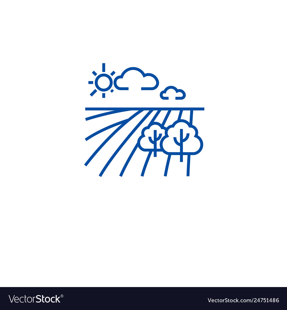 Horticulture concept line icon Royalty Free Vector Image Horticulture concept line icon Royalty Free Vector Image