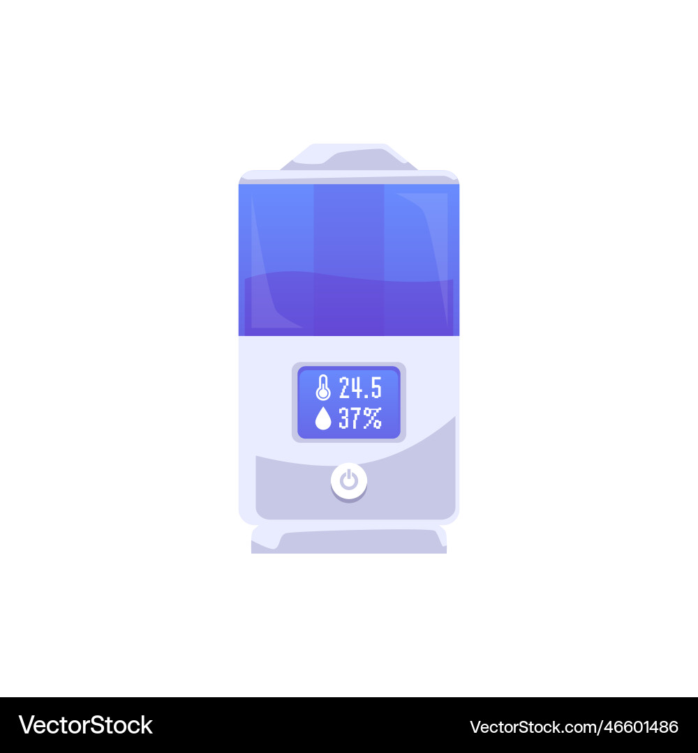Humidifier device for home and office flat style Vector Image