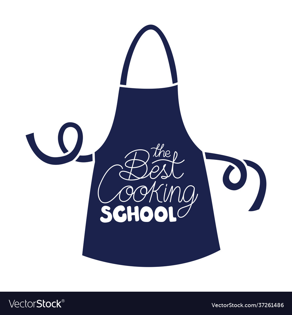 Kitchen cooking apron Royalty Free Vector Image