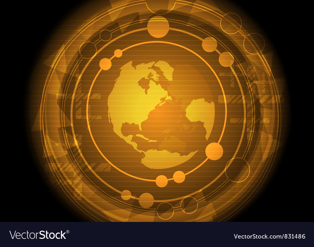 World concept technology Royalty Free Vector Image