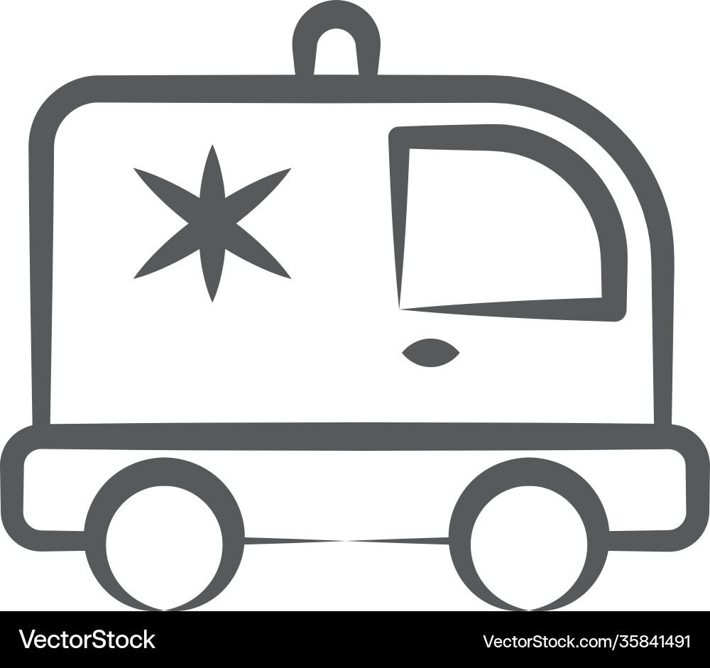 Ambulance Royalty Free Vector Image - VectorStock