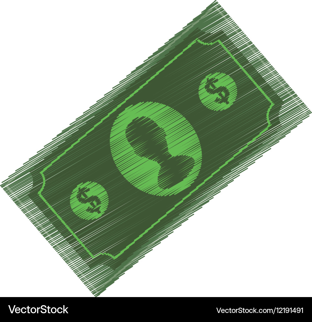 Billet money cash Royalty Free Vector Image - VectorStock