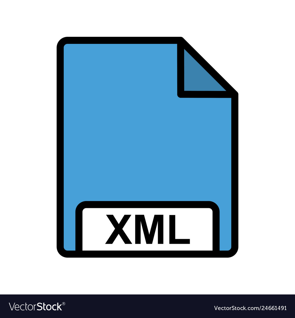 Xml icon Royalty Free Vector Image - VectorStock