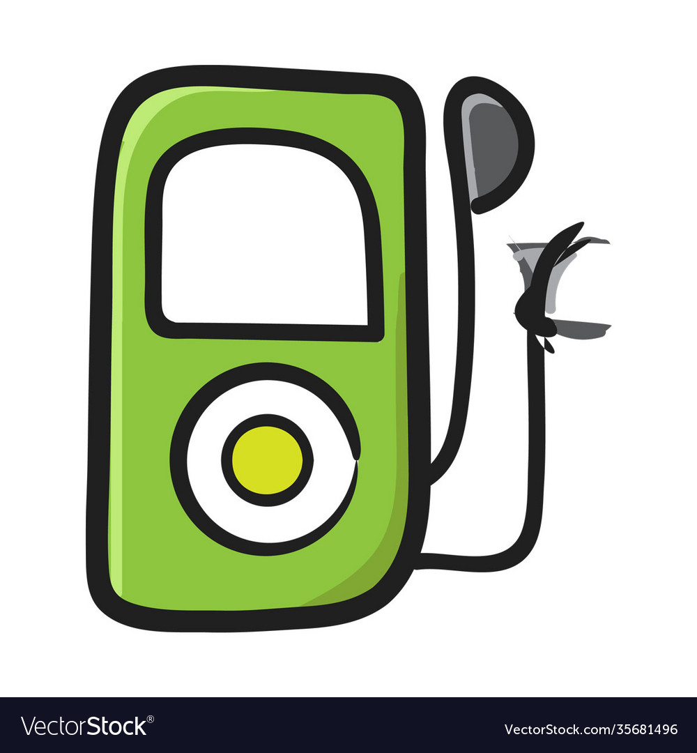 Audio player Royalty Free Vector Image - VectorStock