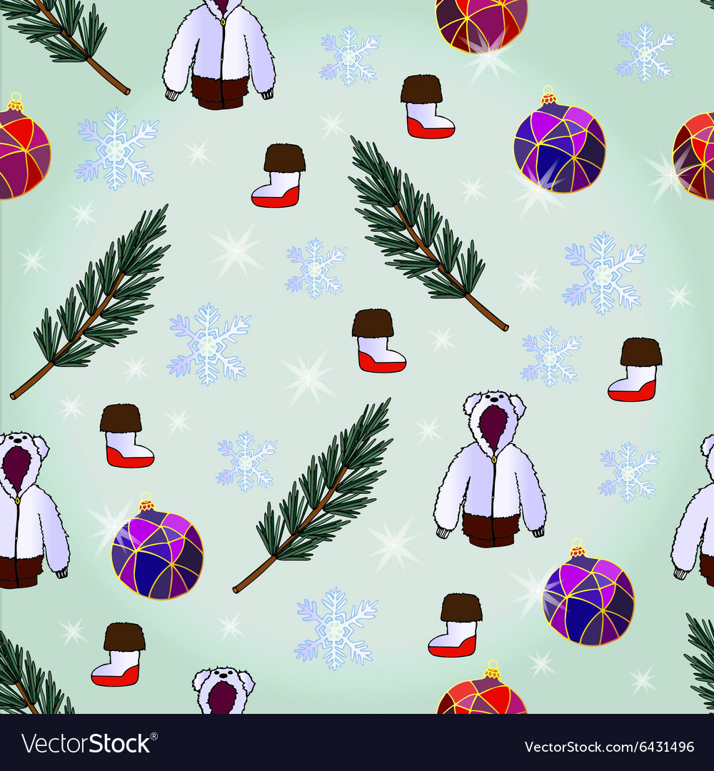 New year pattern design Royalty Free Vector Image