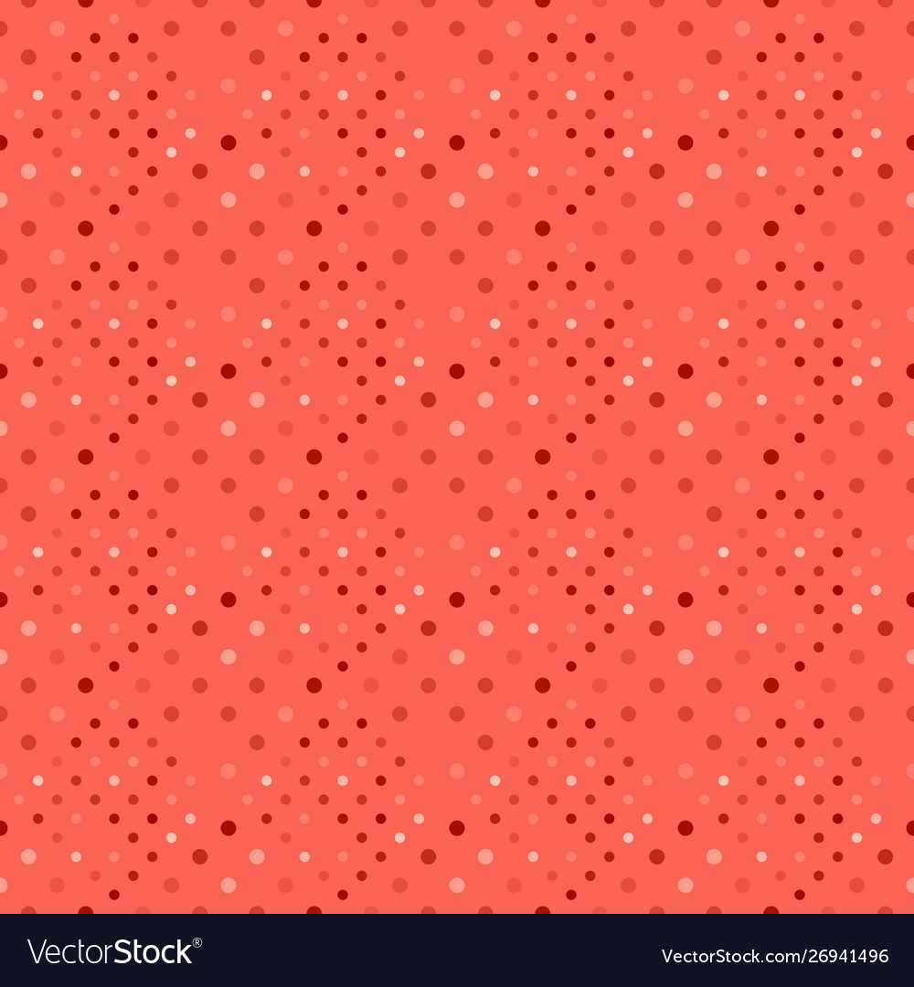 Seamless dot pattern background - abstract red Vector Image