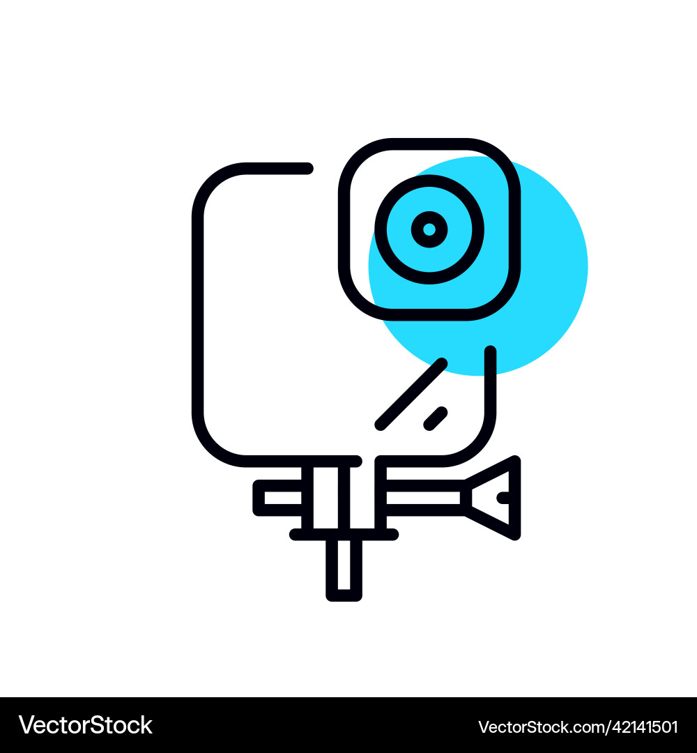 Action live camera active and extreme sports Vector Image