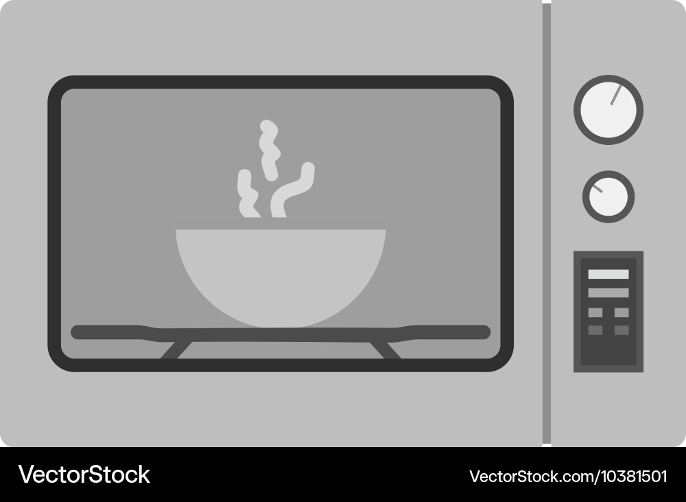 Microwave oven Royalty Free Vector Image - VectorStock