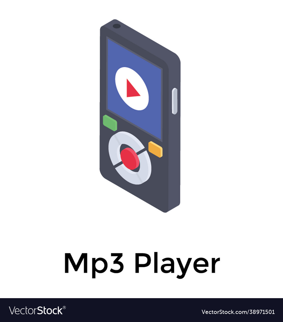 Mp3 player Royalty Free Vector Image - VectorStock