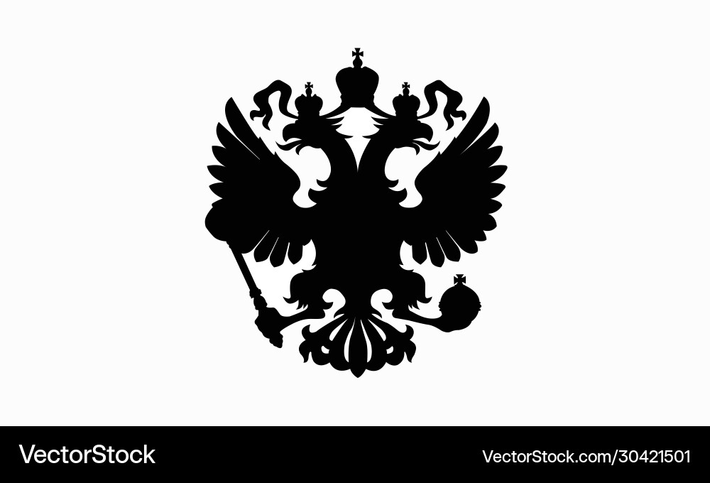 Russian symbols-coat arms Royalty Free Vector Image