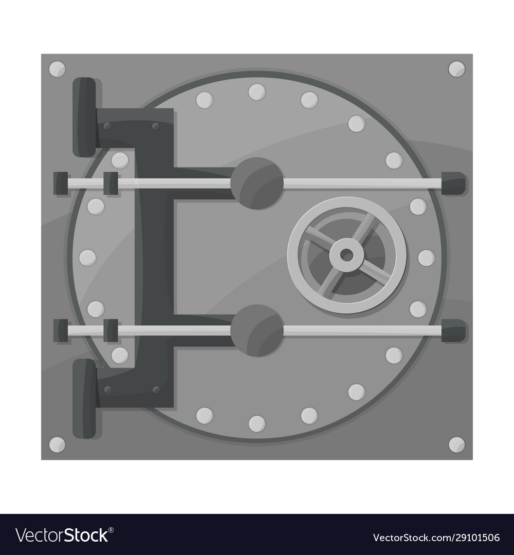 Bank safe iconcartoon icon isolated Royalty Free Vector Bank safe iconcartoon icon isolated Royalty Free Vector