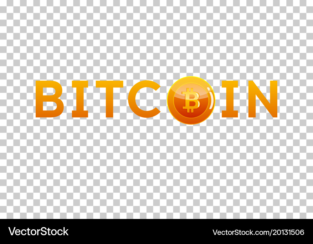 Bitcoin cryptocurrency coin icon of virtual Vector Image