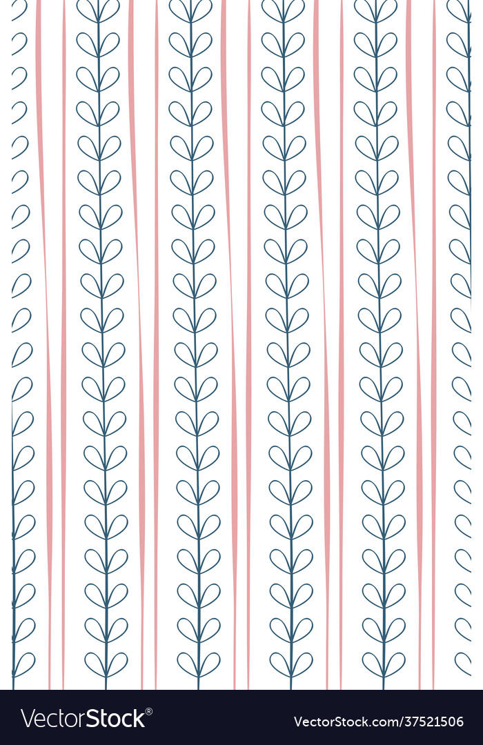 Seamless pattern leaves Royalty Free Vector Image