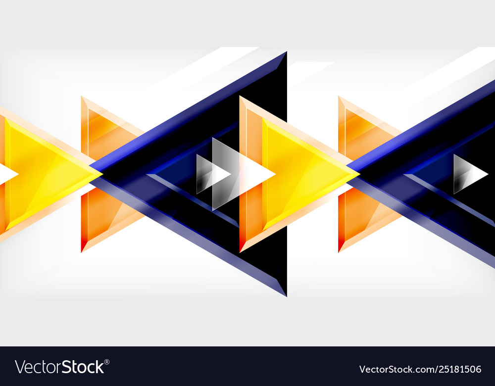 Triangle abstract background Royalty Free Vector Image