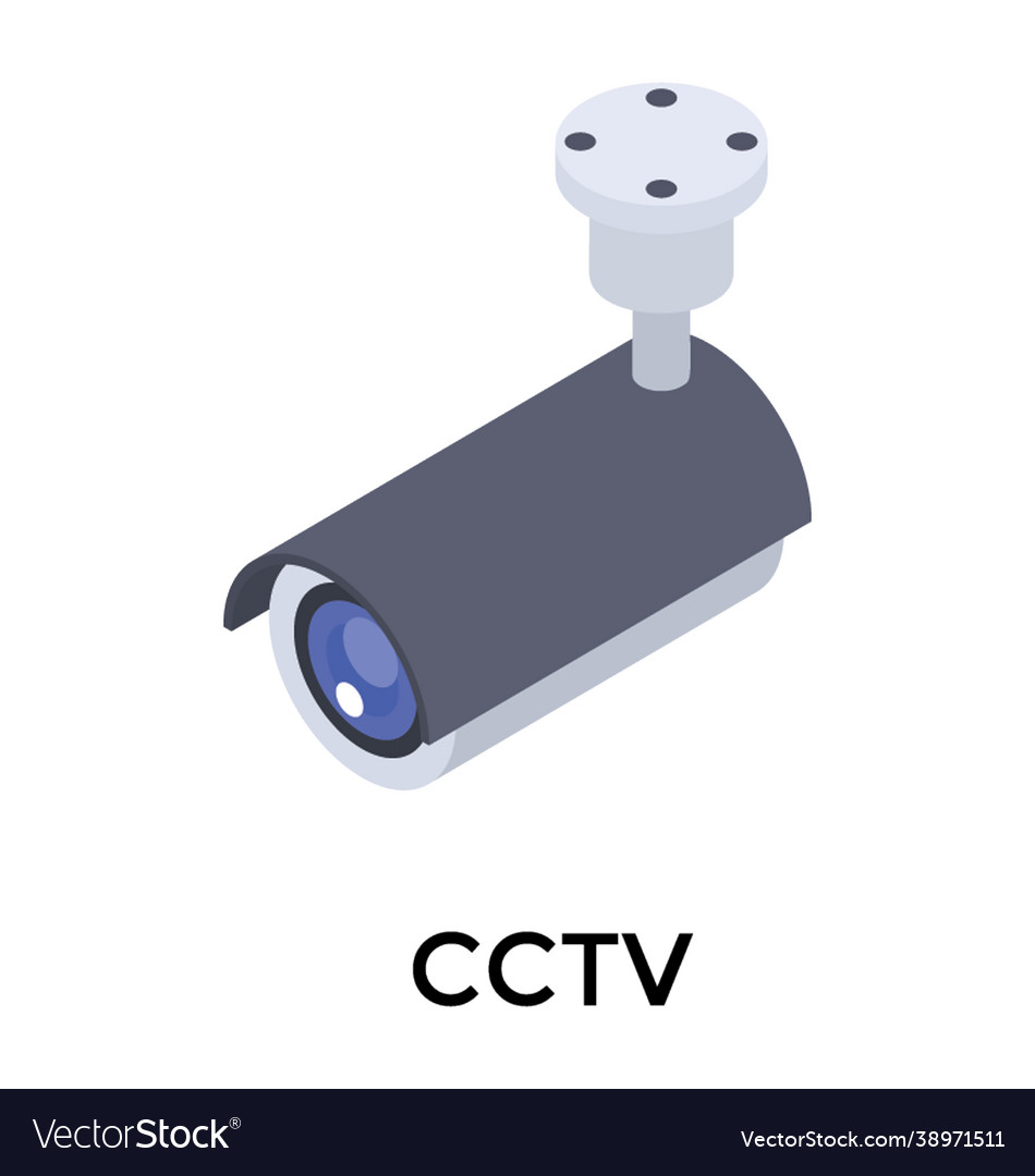 Cctv camera Royalty Free Vector Image - VectorStock
