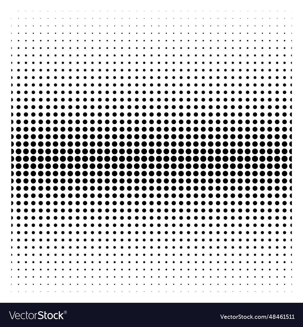 Dot pattern gradient effect retro halftone Vector Image